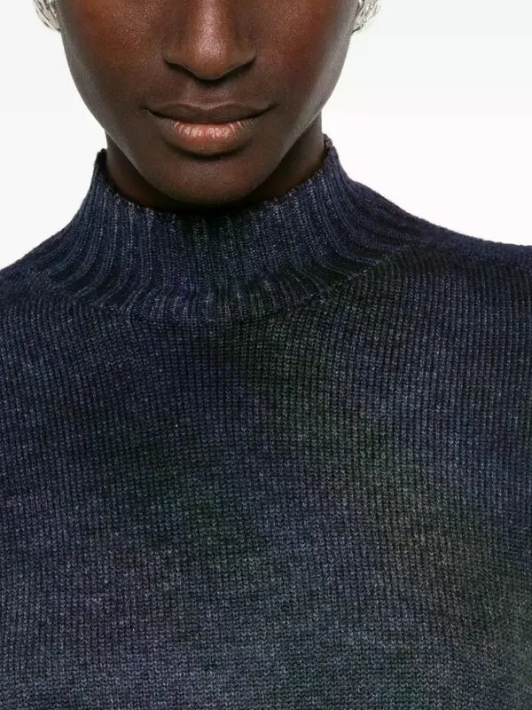 AROVESCIO Long-sleeve Ribbed Sweater