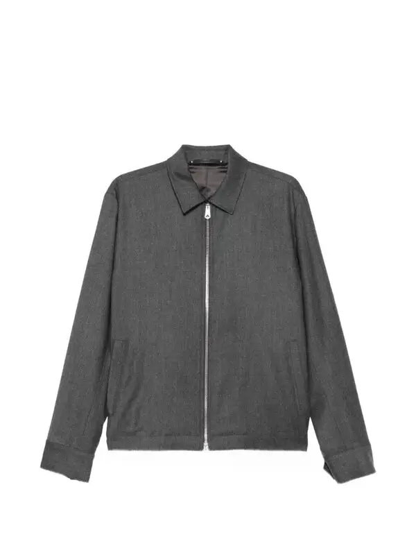 Paul Smith Zip-up Harrington Jacket - Grey