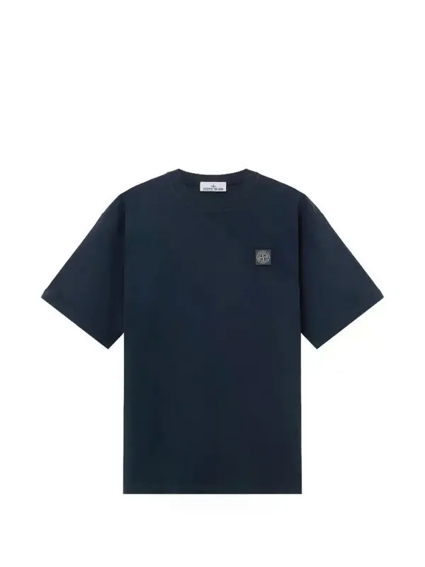 Stone Island 2100030 Combed Organic Cotton Jersey T-shirt - Blue