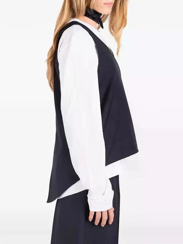 SOCIETE ANONYME Back-slit Wool Top