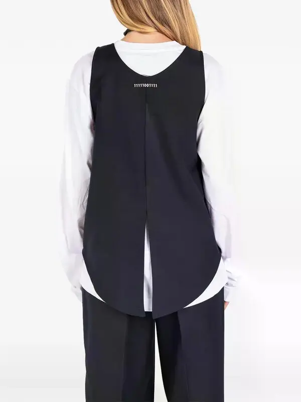 SOCIETE ANONYME Back-slit Wool Top