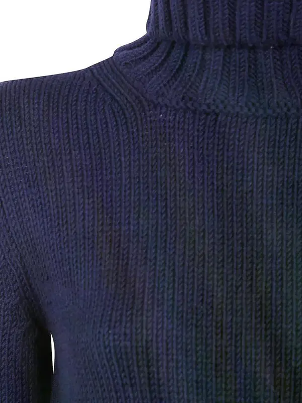 BASE Ribbed-knit Roll-neck Sweater