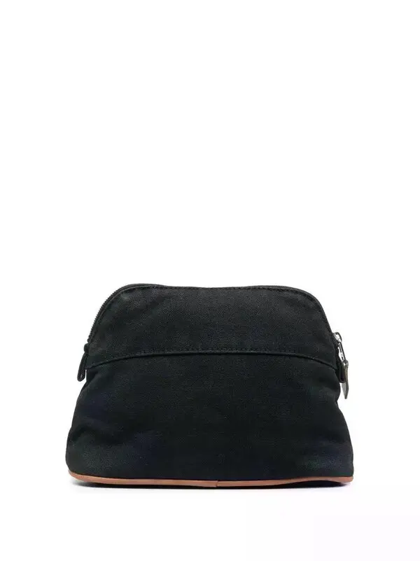 Hermès 2000s Pre-owned Bolide Canvas Clutch Bag - Black
