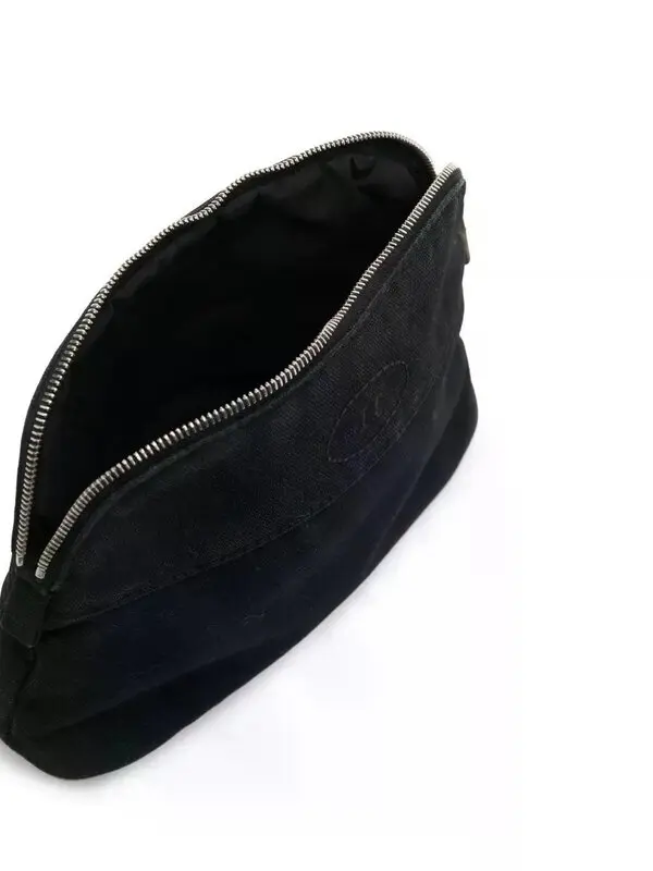 Hermès 2000s Pre-owned Bolide Canvas Clutch Bag - Black
