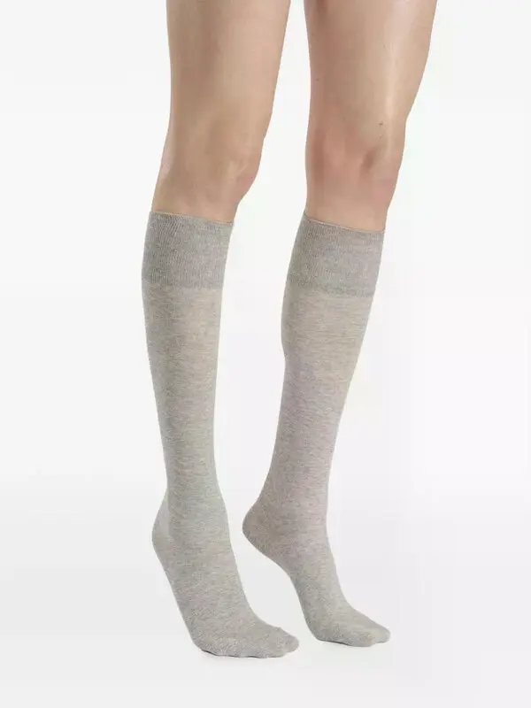 Wolford Mélange-effect Knee-high Socks