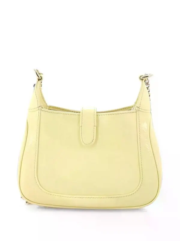 Gucci Jackie Notte Chain Patent Mini Hobo Bag