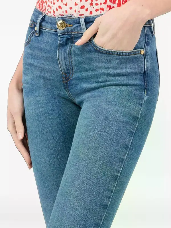 Roberto Cavalli Logo-plaque Skinny Jeans