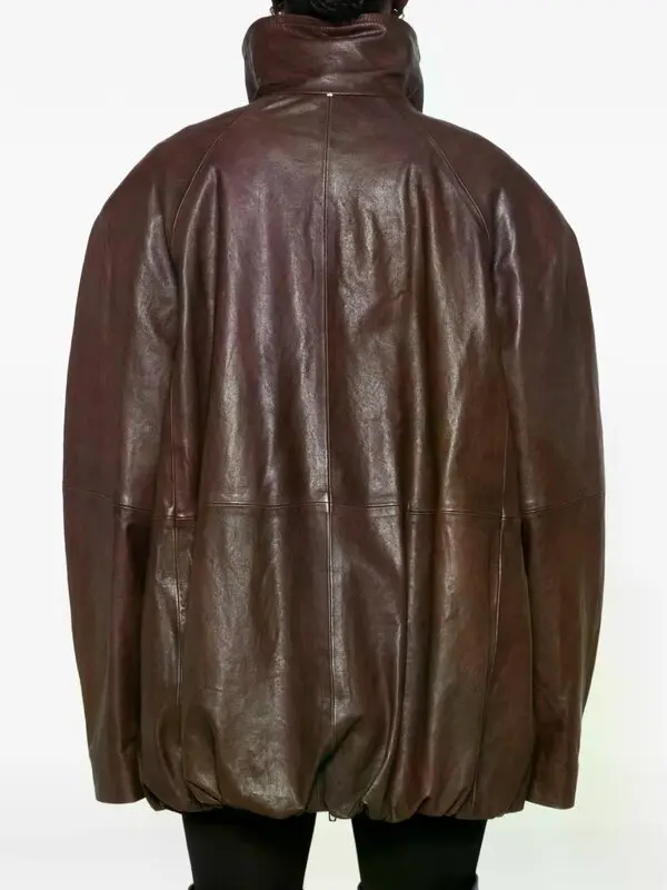 Sportmax Spsalaggio Belted Leather Jacket