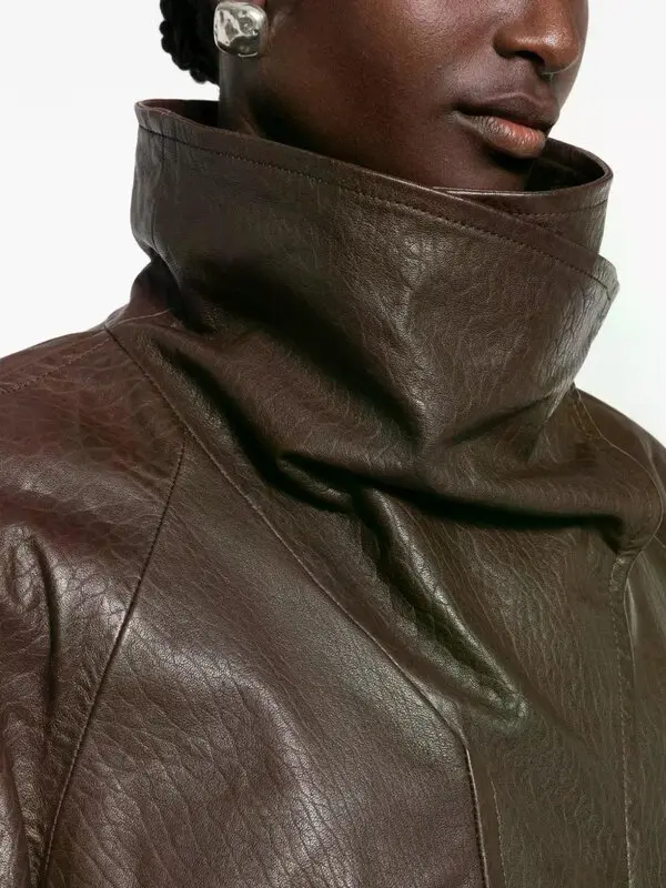 Sportmax Spsalaggio Belted Leather Jacket