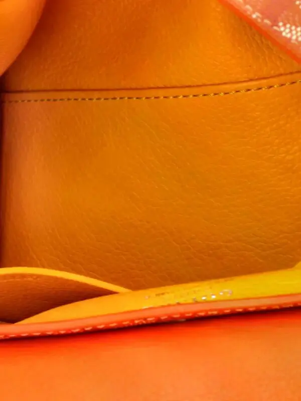 Goyard Saigon Top Handle Bag Coated Canvas With Leather Mini Shoulder Bag