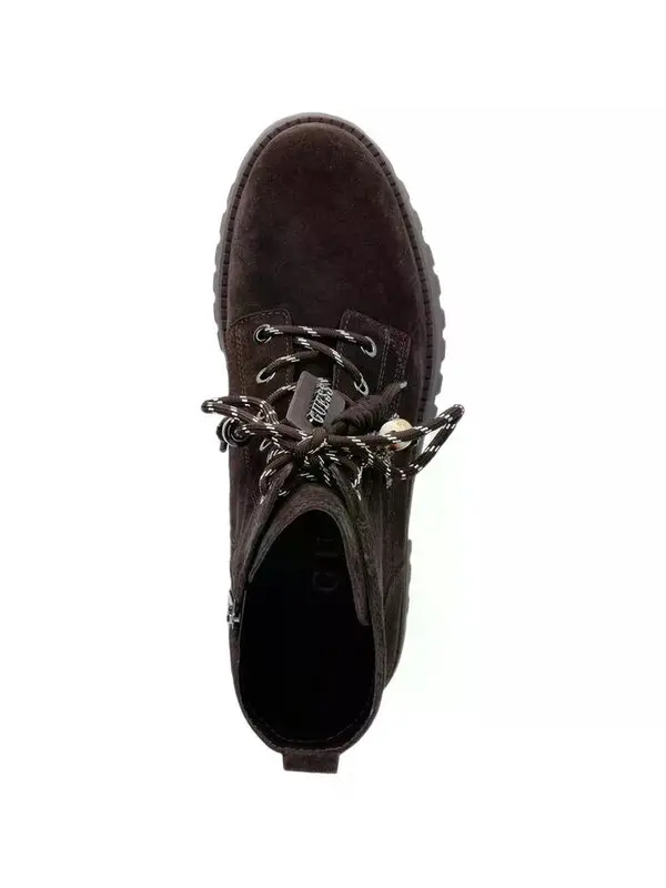 Guess Fizzle Lace-up Suede Boots