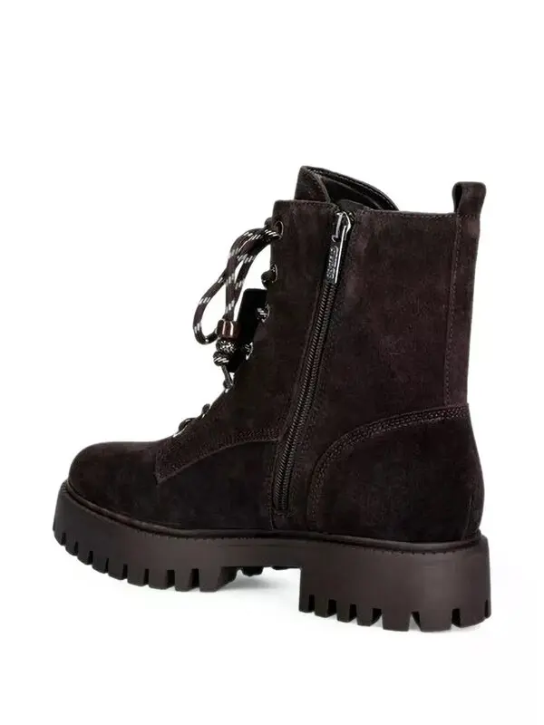 Guess Fizzle Lace-up Suede Boots