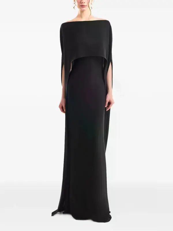 GEMY MAALOUF Cape-overlay Dress