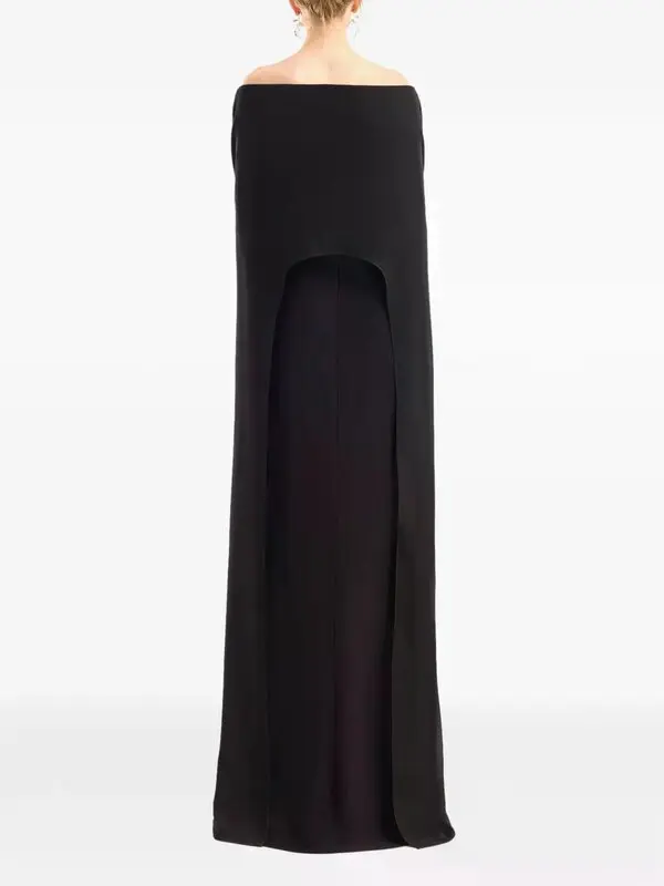 GEMY MAALOUF Cape-overlay Dress