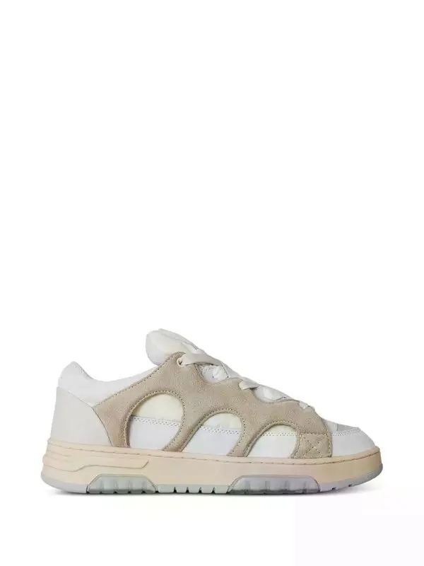 PAURA Santha Panelled Cut-out Sneakers