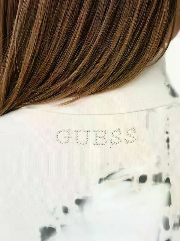 Guess High-neck Logo-embellished Bodysuit