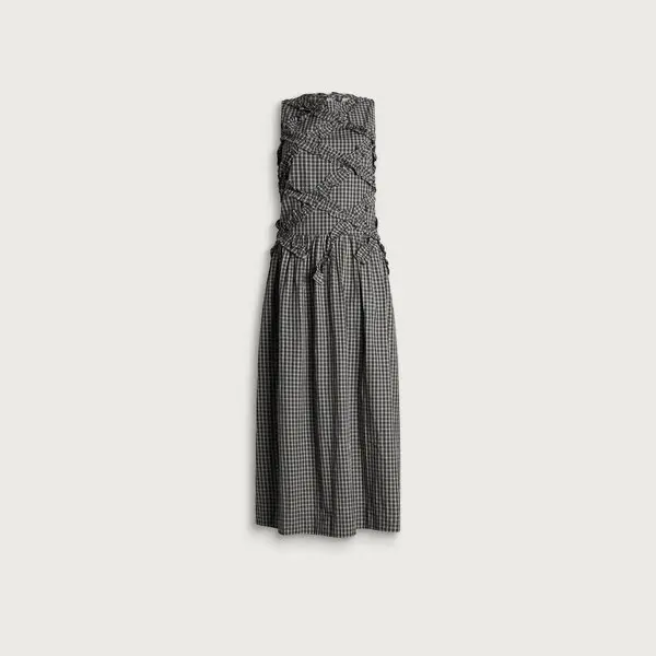 DAMSON MADDER Elora Midi Sleeveless Midi Dress