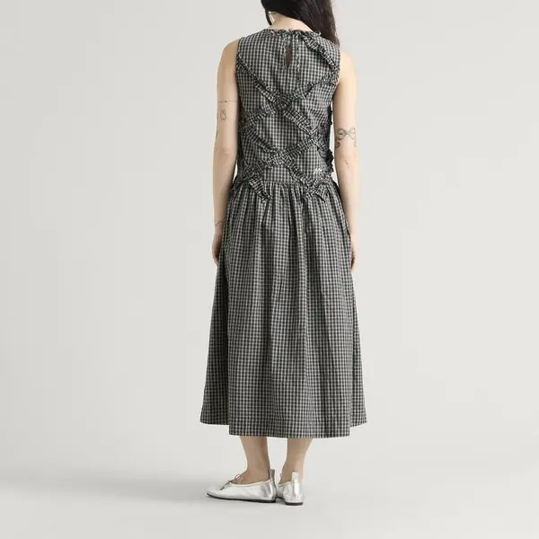DAMSON MADDER Elora Midi Sleeveless Midi Dress