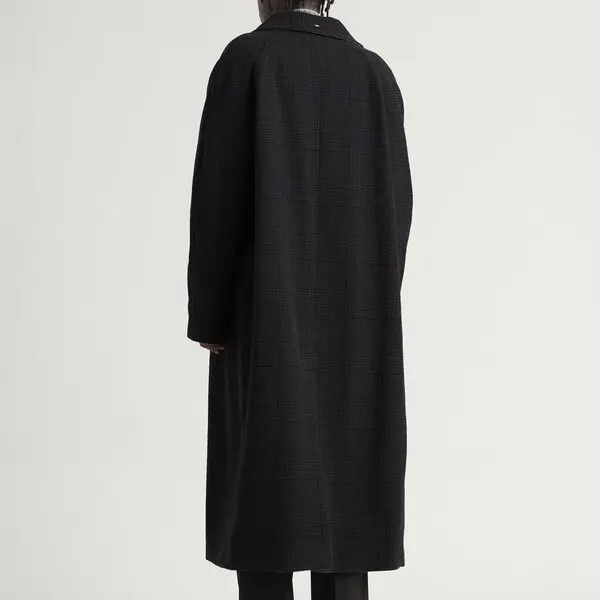 Our Legacy Check Tempered Wool Collapse Carcoat