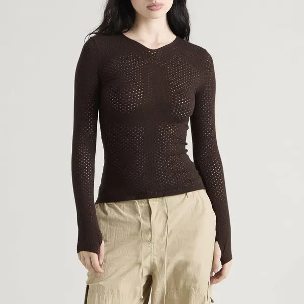 PEACHY DEN Thermal Knit