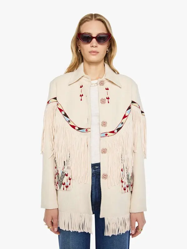 Alix Of Bohemia Ranger Fringe Jacket Prairie - Multi