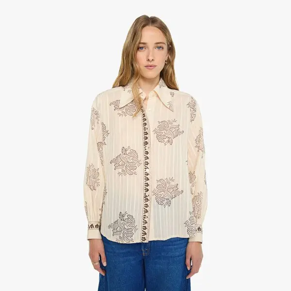 Alix Of Bohemia Kiki Shirt Grapevine Stripe - Multi