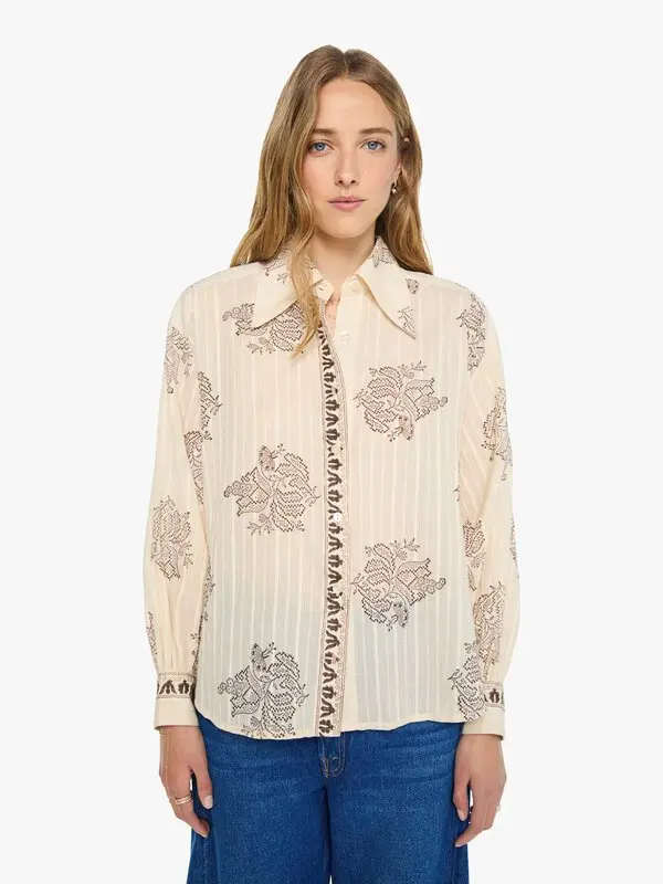 Alix Of Bohemia Kiki Shirt Grapevine Stripe - Multi