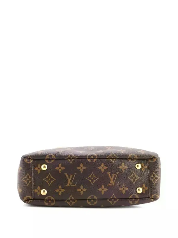 LOUIS VUITTON Pallas Tote Monogram Canvas With Leather Bb Shoulder Bag - Red