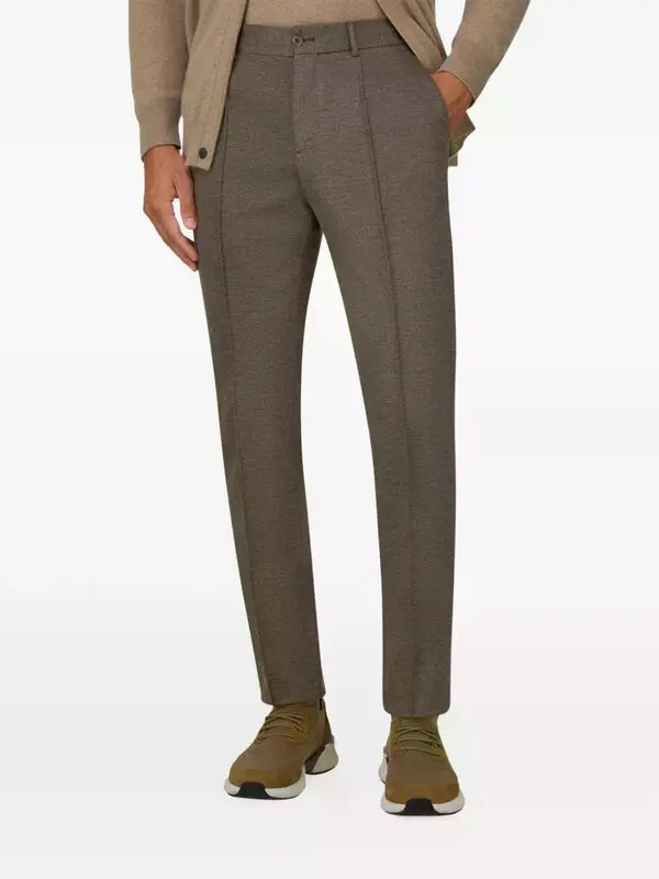 Boggi Milano Trousers In Technical Jersey