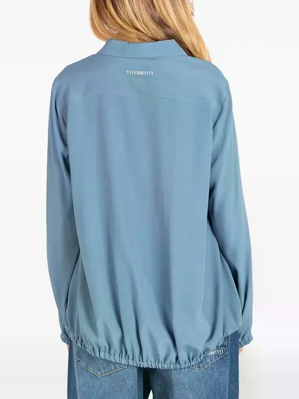 SOCIETE ANONYME Lepainer Elasticated-hem Long-sleeve Blouse