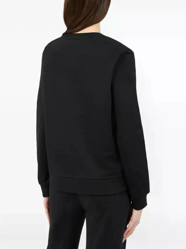 Roberto Cavalli Cut-out Embroidered-logo Sweater
