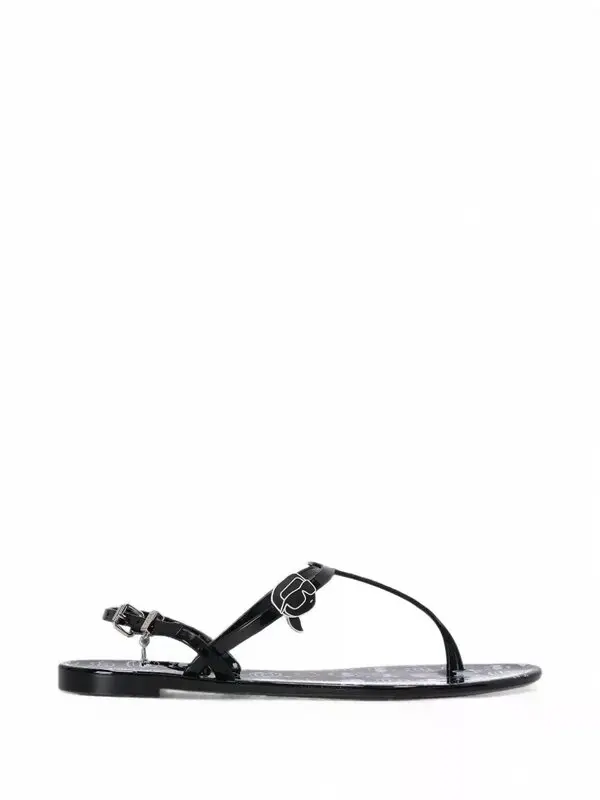 Karl Lagerfeld Jelly Logo-plaque Sandals