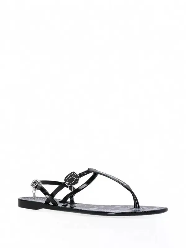 Karl Lagerfeld Jelly Logo-plaque Sandals