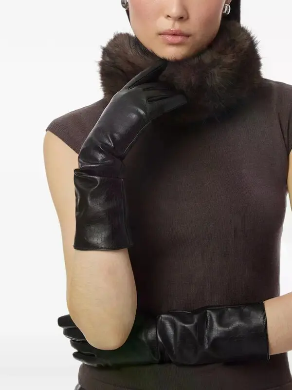 Apparis Vail Faux-fur Trim Sleeveless Top