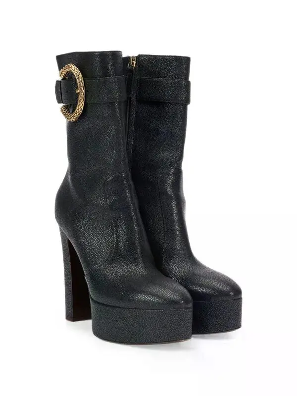 Roberto Cavalli Buckled Boots