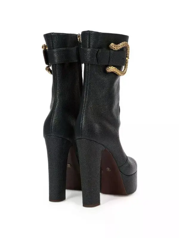 Roberto Cavalli Buckled Boots