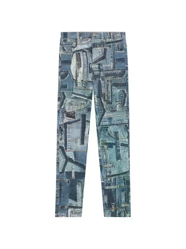 Roberto Cavalli Patchwork Capsule Collection Skinny Jeans