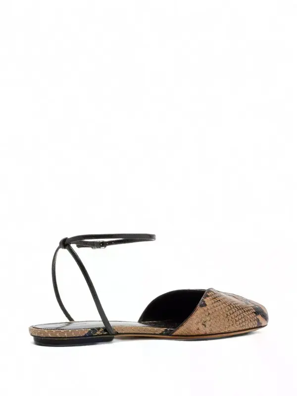 Le Monde Beryl Valetta Animal-print Sandals