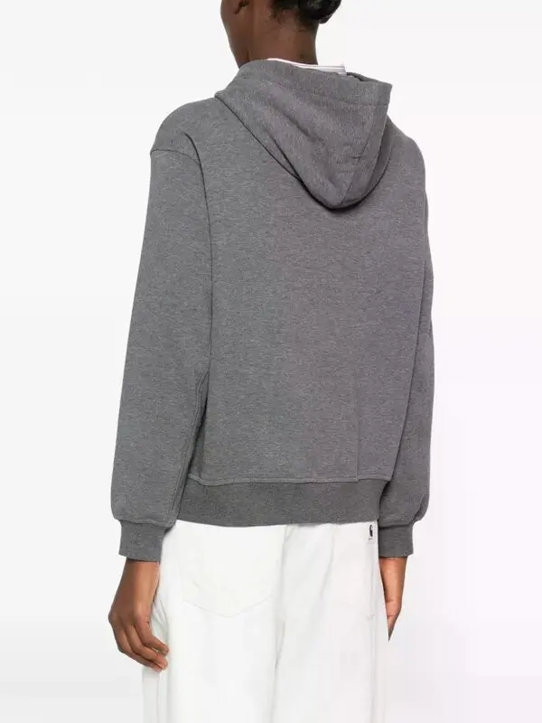Brunello Cucinelli Logo-embroidered Hoodie