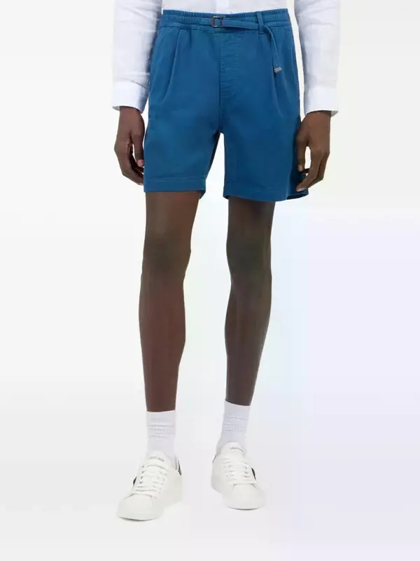 Roberto Cavalli Logo-embroidered Bermuda Shorts - Blue
