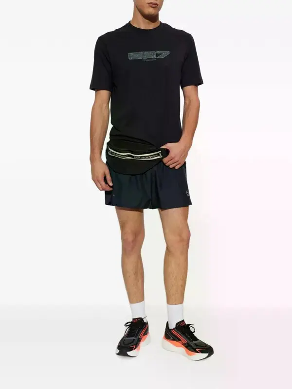 EA7 Logo-print Training Shorts