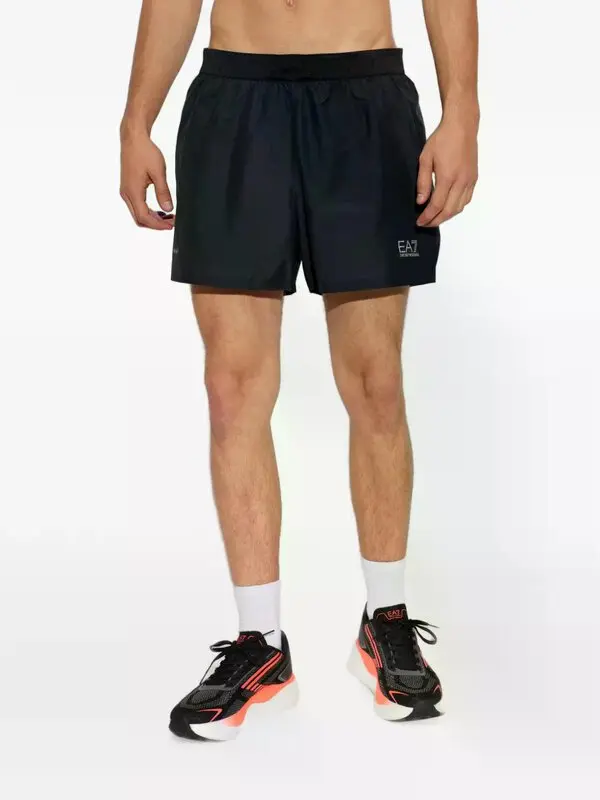 EA7 Logo-print Training Shorts