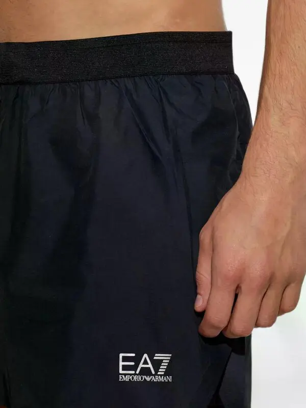 EA7 Logo-print Training Shorts