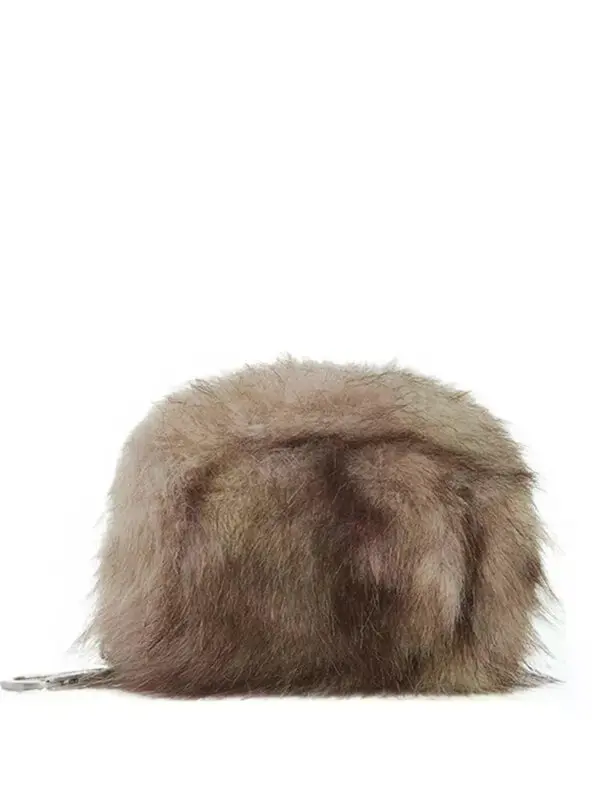 Apparis Noor Faux-fur Keyring - Grey