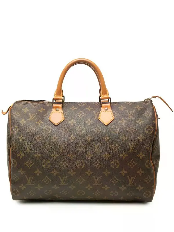 LOUIS VUITTON 1992 Monogram Speedy 35 Boston Bag