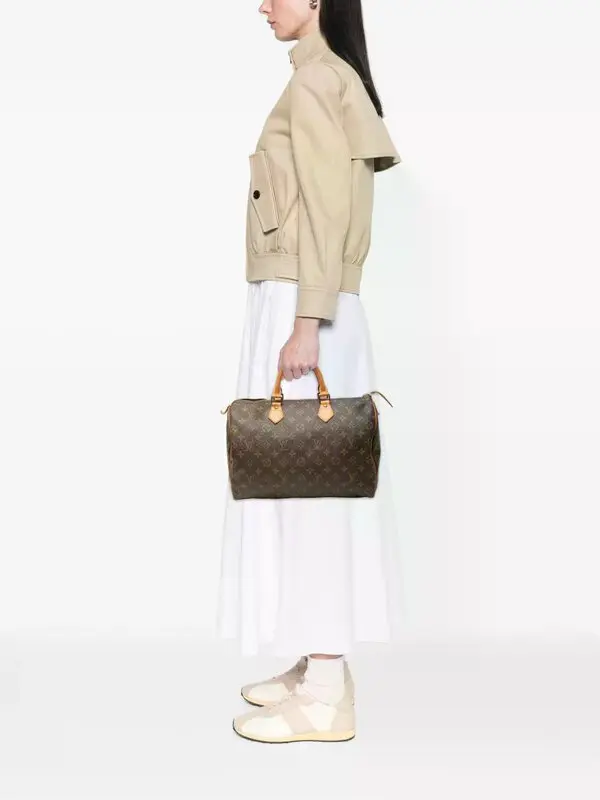 LOUIS VUITTON 1992 Monogram Speedy 35 Boston Bag