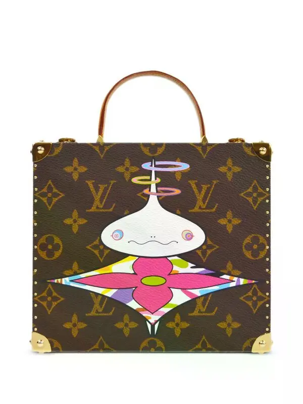 LOUIS VUITTON X Takashi Murakami 2000s Pre-owned Onion Head Monogram Jewellery Case - Brown