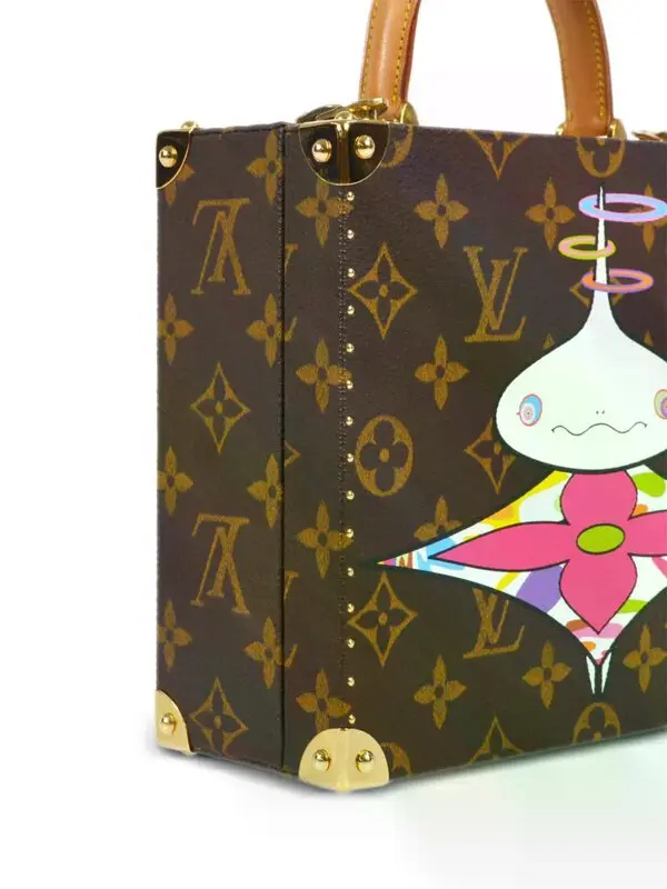 LOUIS VUITTON X Takashi Murakami 2000s Pre-owned Onion Head Monogram Jewellery Case