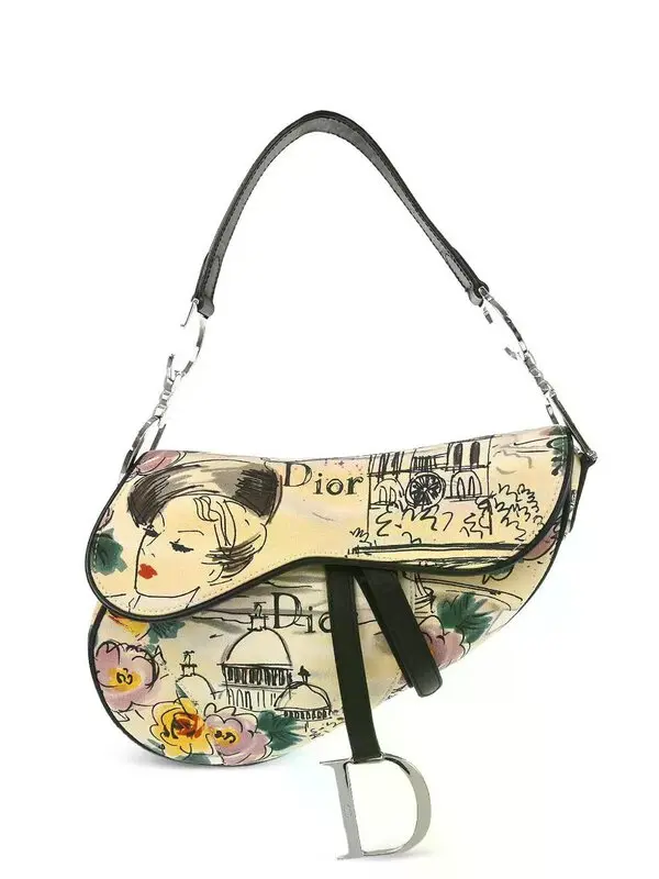 Dior 2005 John Galliano Saddle Shoulder Bag