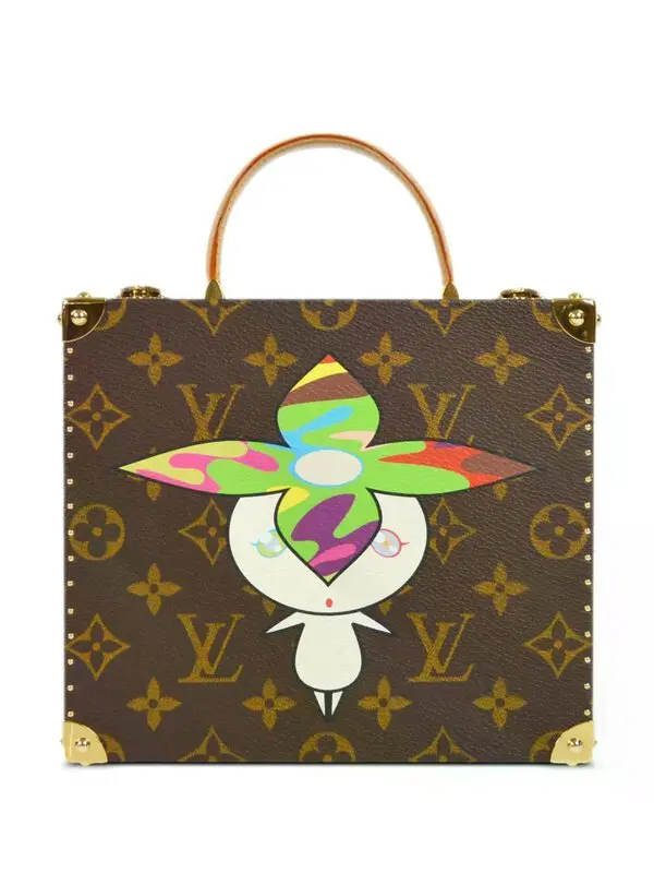 LOUIS VUITTON X Takashi Murakami 2000s Pre-owned Flower Hat Monogram Jewellery Case